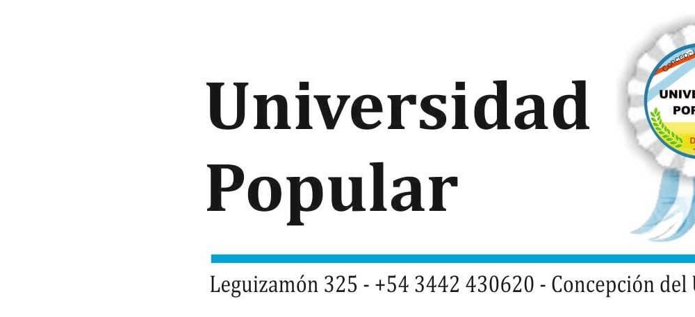 UNIVERSIDAD POPULAR 86 AÑOS AL SERVICIO DE LA FORMACIÓN PROFESIONAL – 3260