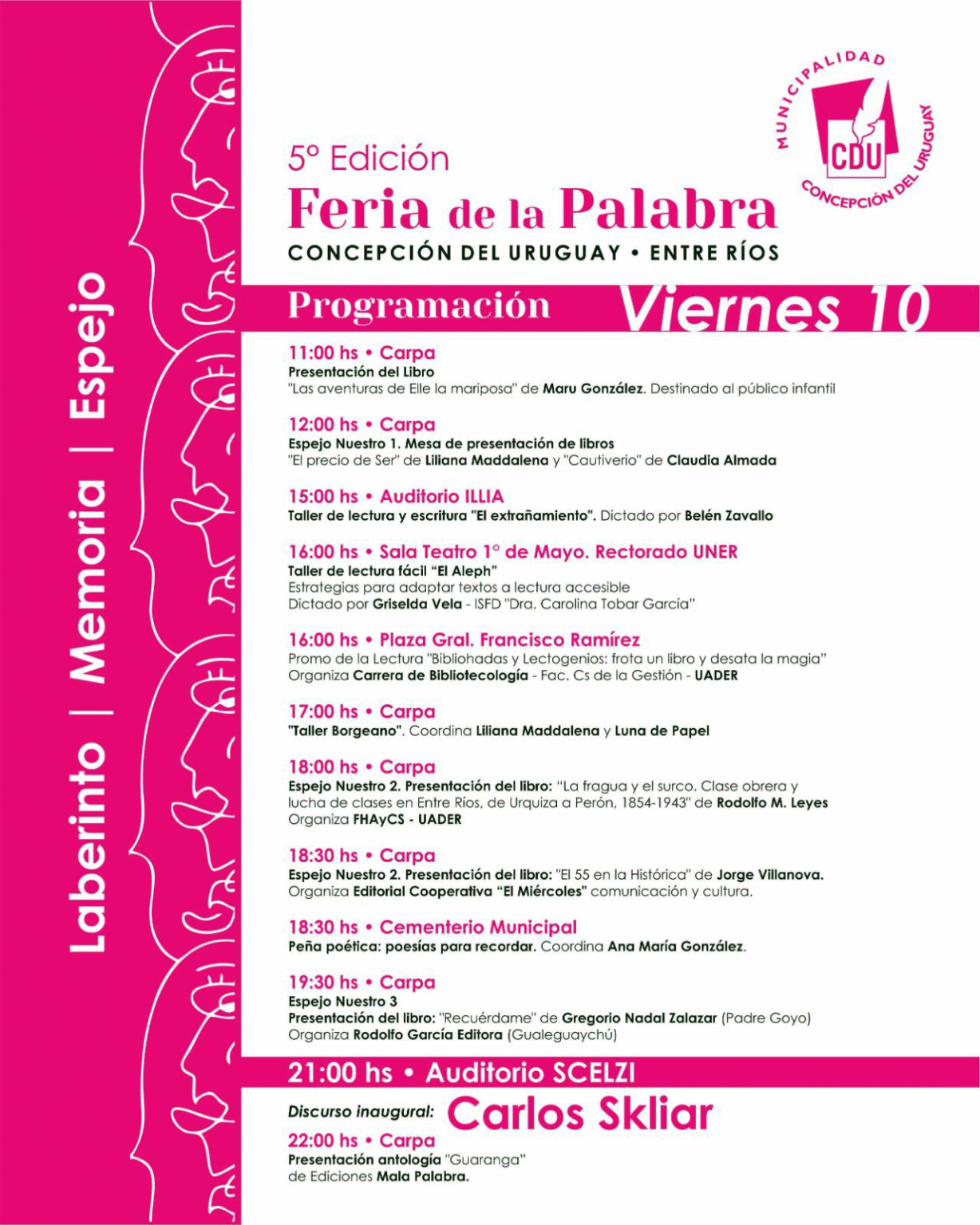 5° EDICIÓN DE LA FERIA DE LA PALABRA – 3260